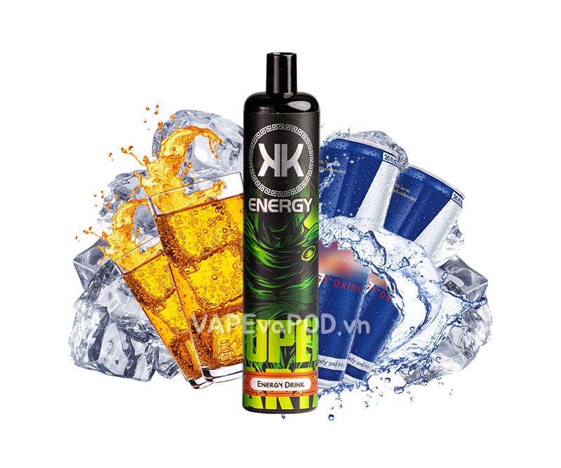 Bán KK Energy Energy Drink 5000 Hơi - Vape Pod Dùng 1 Lần 5000 Hơi
