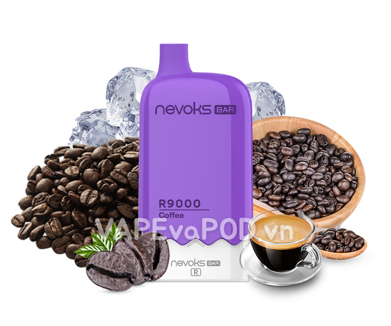 Bán Nevoks Bar R9000 Coffee - Pod 1 Lần 9000 Hơi