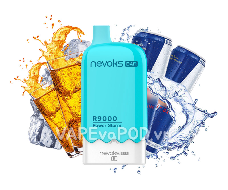 Bán Nevoks Bar R9000 Power Storm - Pod 1 Lần 9000 Hơi