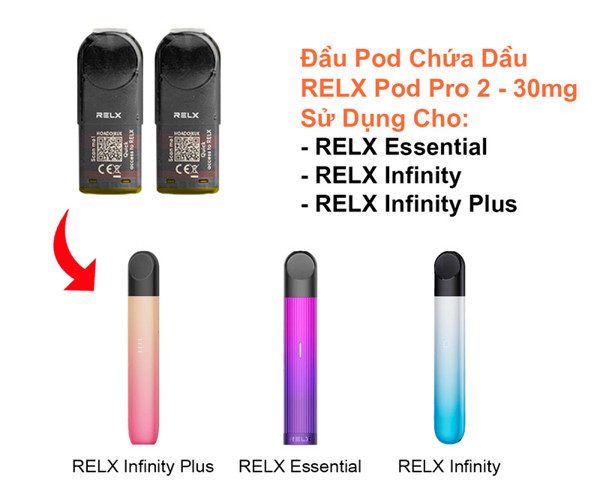 Pod Dầu RELX Pod Pro 2 Fresh Peach Chính Hãng