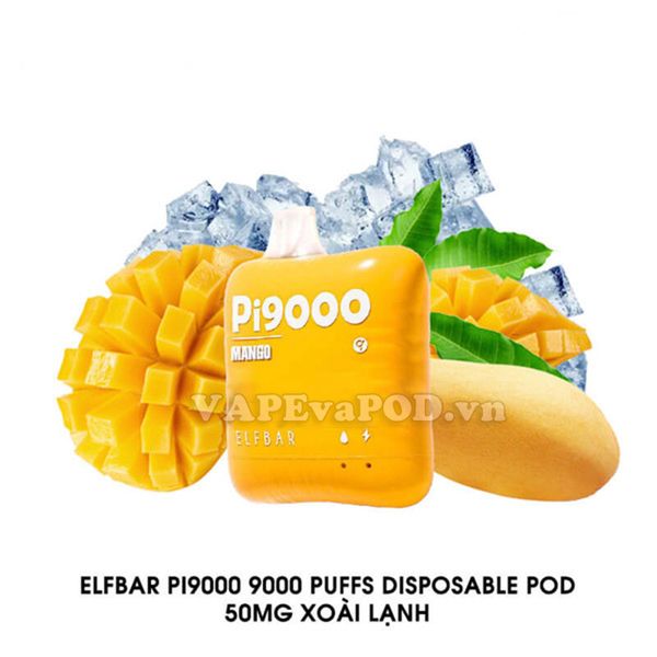 ElfBar Pi9000 Mango - Pod 1 Lần 9000 Hơi