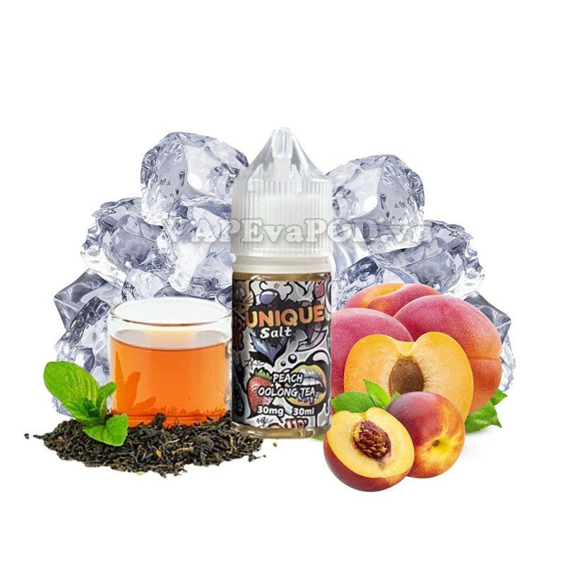 Unique Peach Oolong Tea 30ml - Tinh Dầu Pod Salt Nic