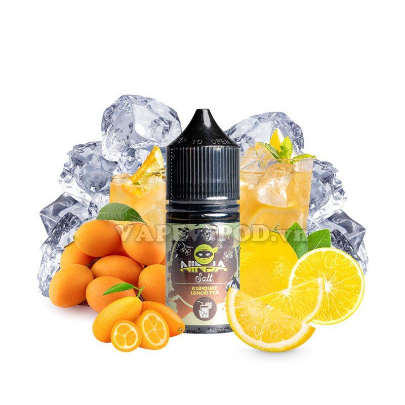Ninja Salt Kumquat Lemon Tea 30ml - Tinh Dầu Pod Salt Nic
