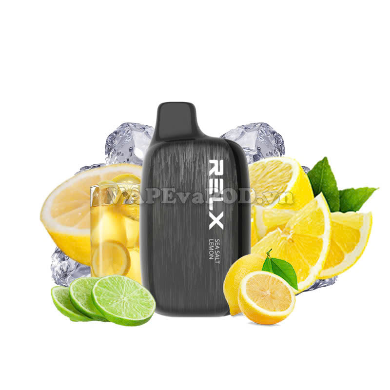 Relx Nova Seasalt Lemon - Pod 1 lần 22000 Hơi
