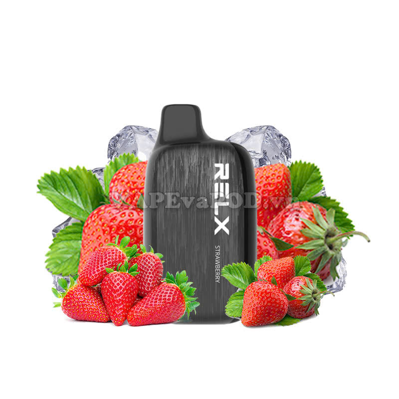 Relx Nova Strawberry - Pod 1 lần 22000 Hơi