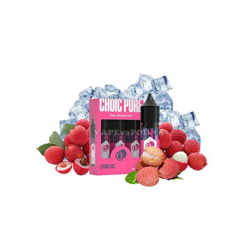 Choic Pure Lychee Ice 15ml - Tinh Dầu Vape Pod Salt Nic