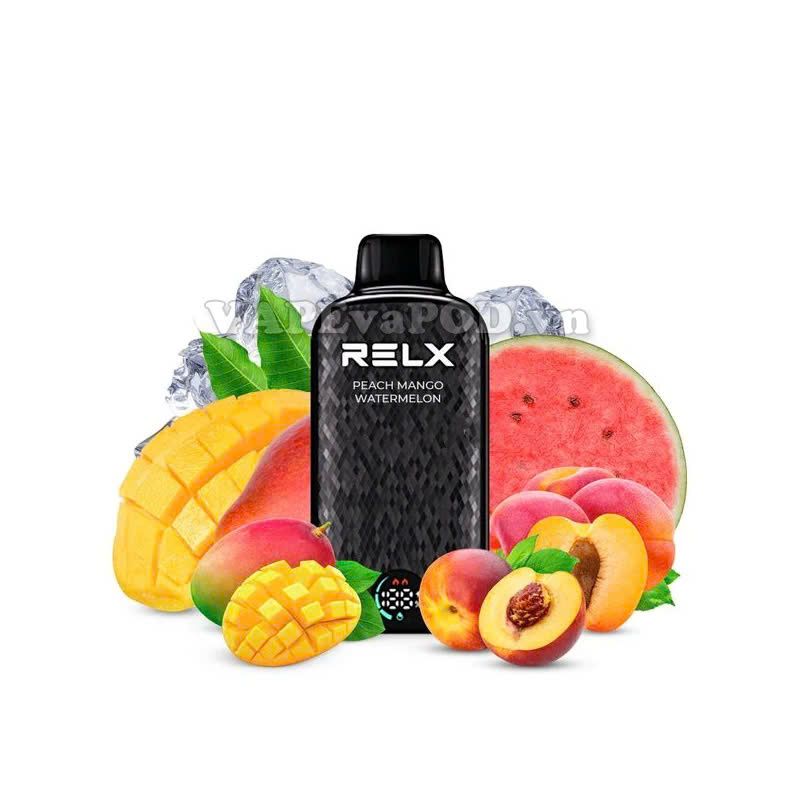 Relx Sparta Peach Mango Watermelon - Pod 1 Lần 24000 Hơi