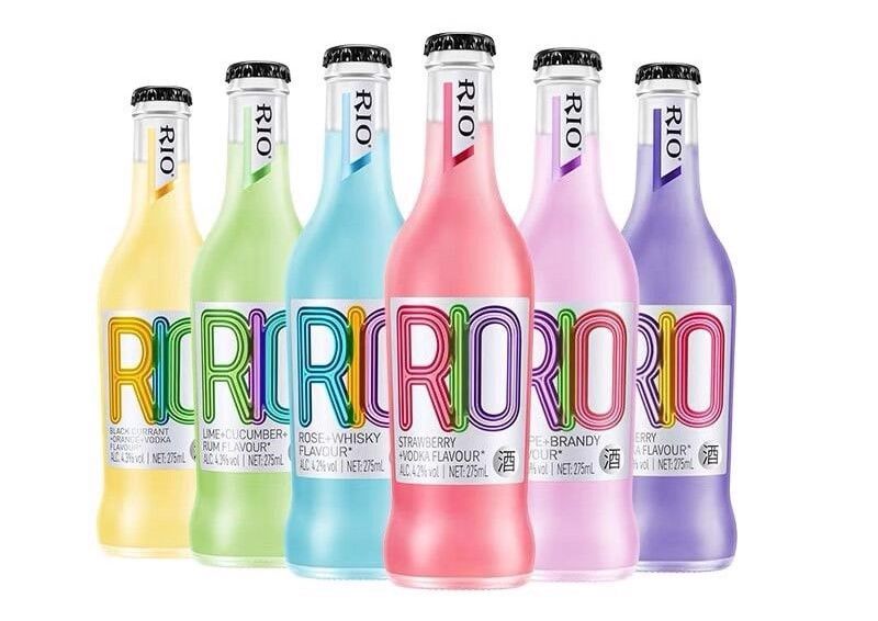 Nước Trái Cây Lên Men Rio Cocktail Mix 6 Vị Đài Loan 275ml/Chai (24Cha ...