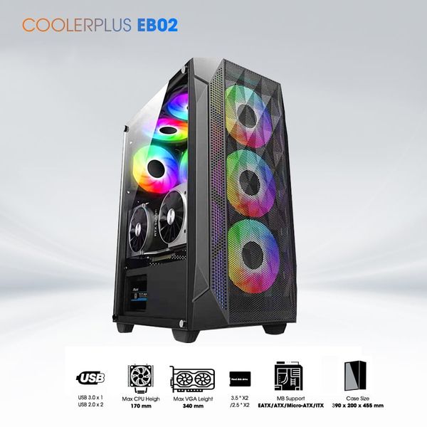 Case CPC-EB02– CoolerPlus Official Store Việt Nam