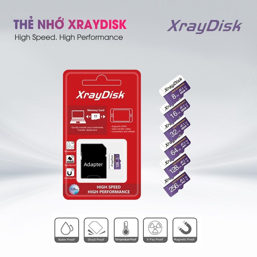 Thẻ nhớ XrayDisk 128GB– CoolerPlus Official Store Việt Nam