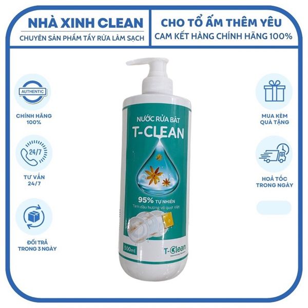 Nước Rửa Bát T-Clean(500ml)