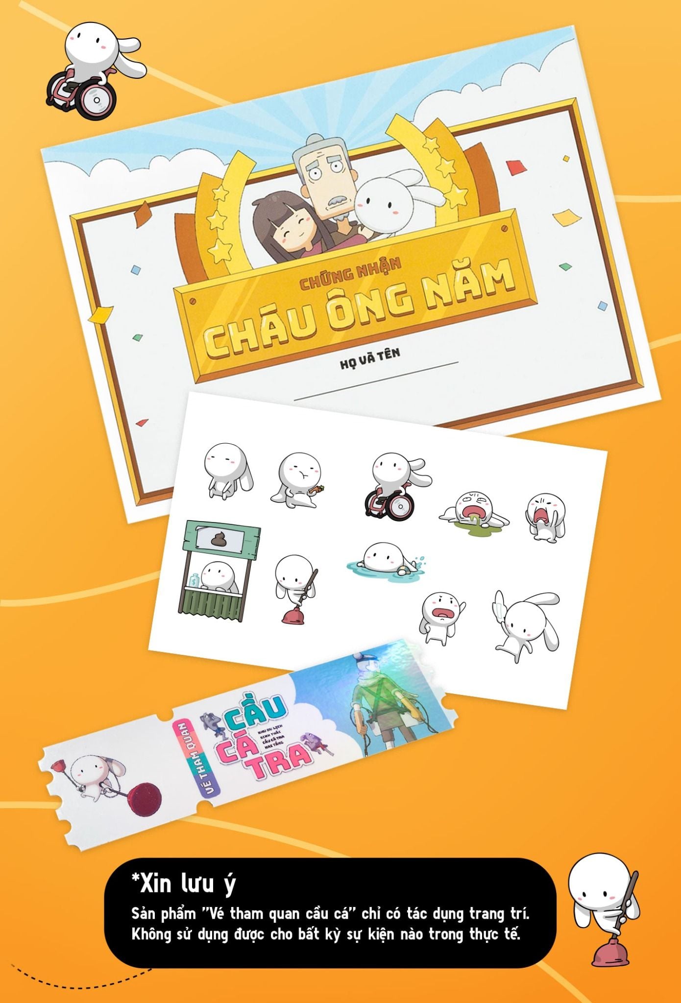 LIMITED: COMBO 3 MÓN T7M - CẦU CÁ TRA HAI TẦNG – Sun Wolf Store