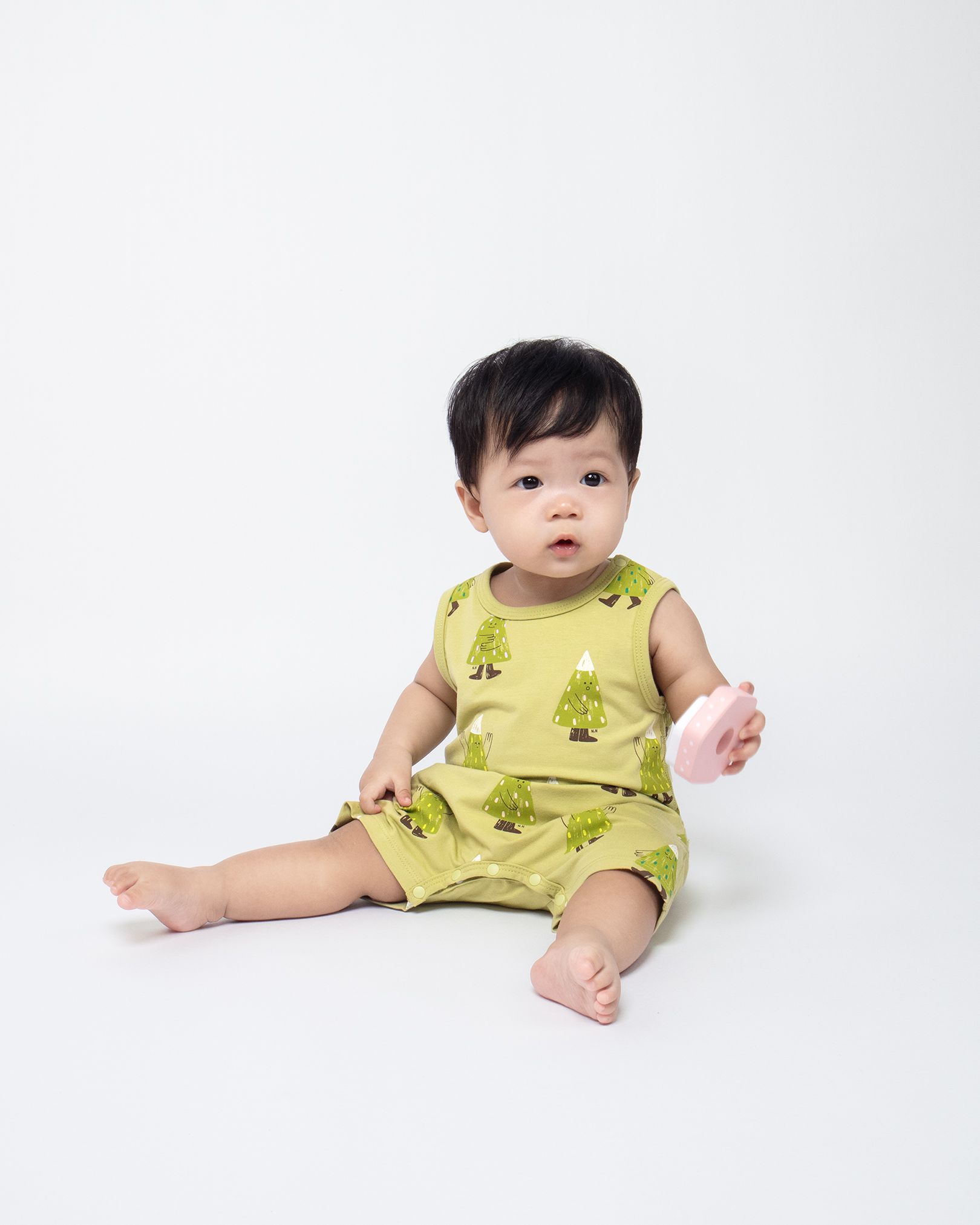 FOREST FRIEND SLEEVELESS PLAYSUIT – NINUNAPZ