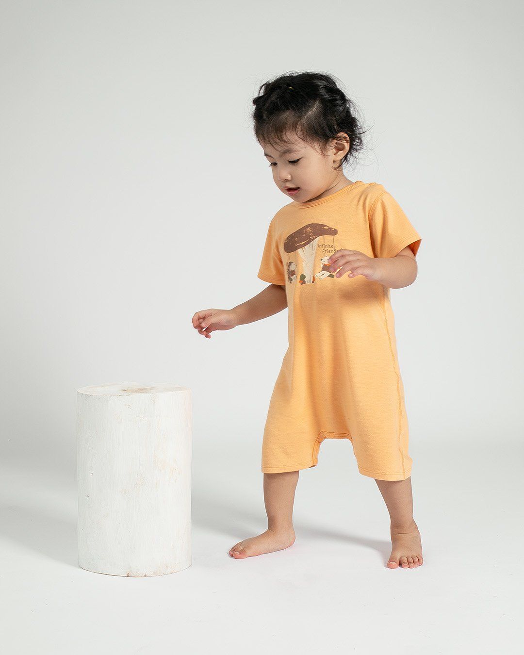 FRIENDSHIP SPIN SHORT SLEEVE PLAYSUIT – NINUNAPZ