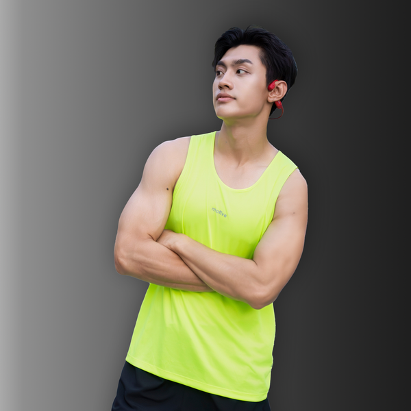 Áo Thun Thể Thao Chạy Bộ Nam MOTIVE Men Simple Color Singlet - Màu Xan