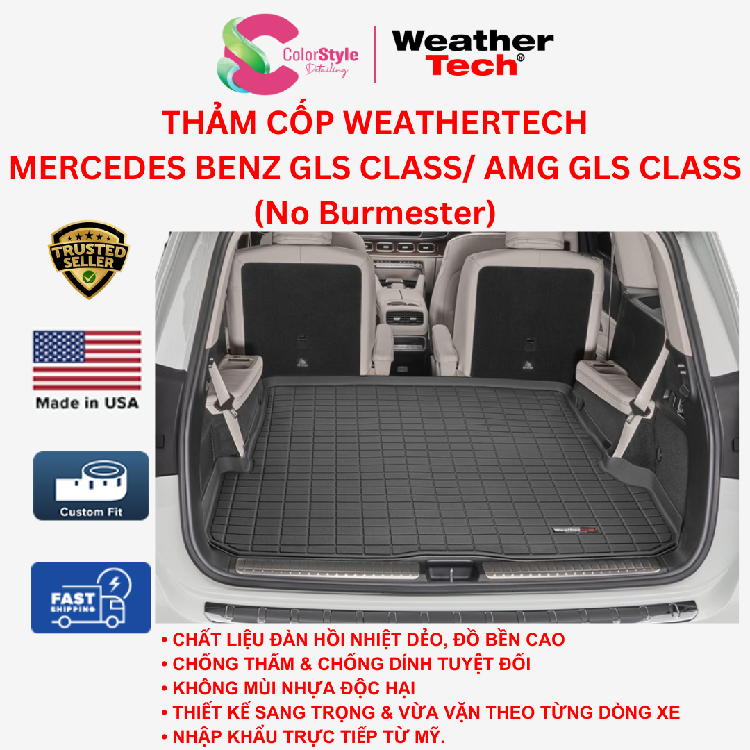 Thảm cốp WeatherTech Mercedes-Benz GLS Class/ AMG GLS Class ...