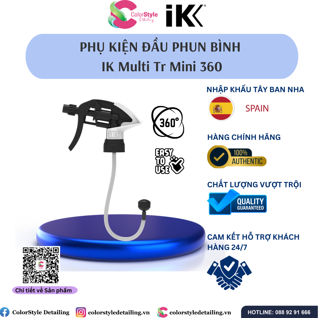 Phụ Kiện Đầu Phun Thay Thế Cho Bình Xịt IK Multi Tr Mini 360, Hiệu IK ...