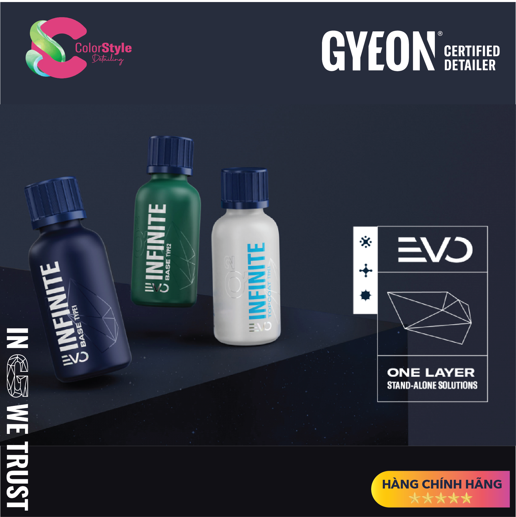 GYEON Q2 Infinite Base Type 2 EVO, Bộ Dung Dịch Phủ Ceramic Sơn ...