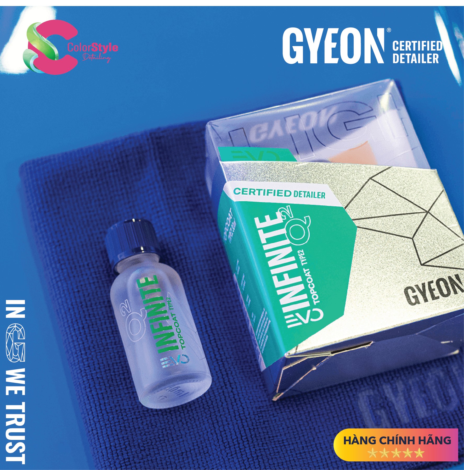 GYEON Q2 Infinite TopCoat Type 2 EVO, Phủ Tăng Độ Bóng Ceramic Sơn ...