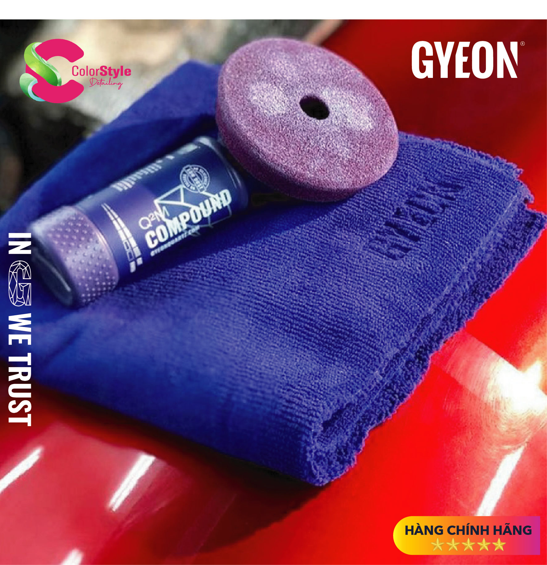 GYEON Q2M Compound Xi Đánh Bóng Xóa Xước Sơn – COLORSTYLE DETAILING