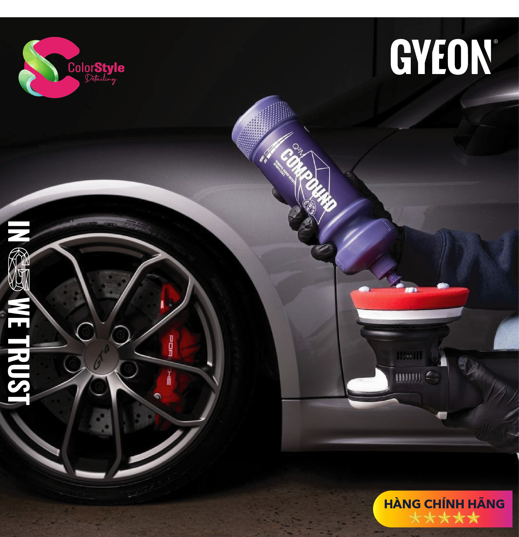 GYEON Q2M Compound Xi Đánh Bóng Xóa Xước Sơn – COLORSTYLE DETAILING