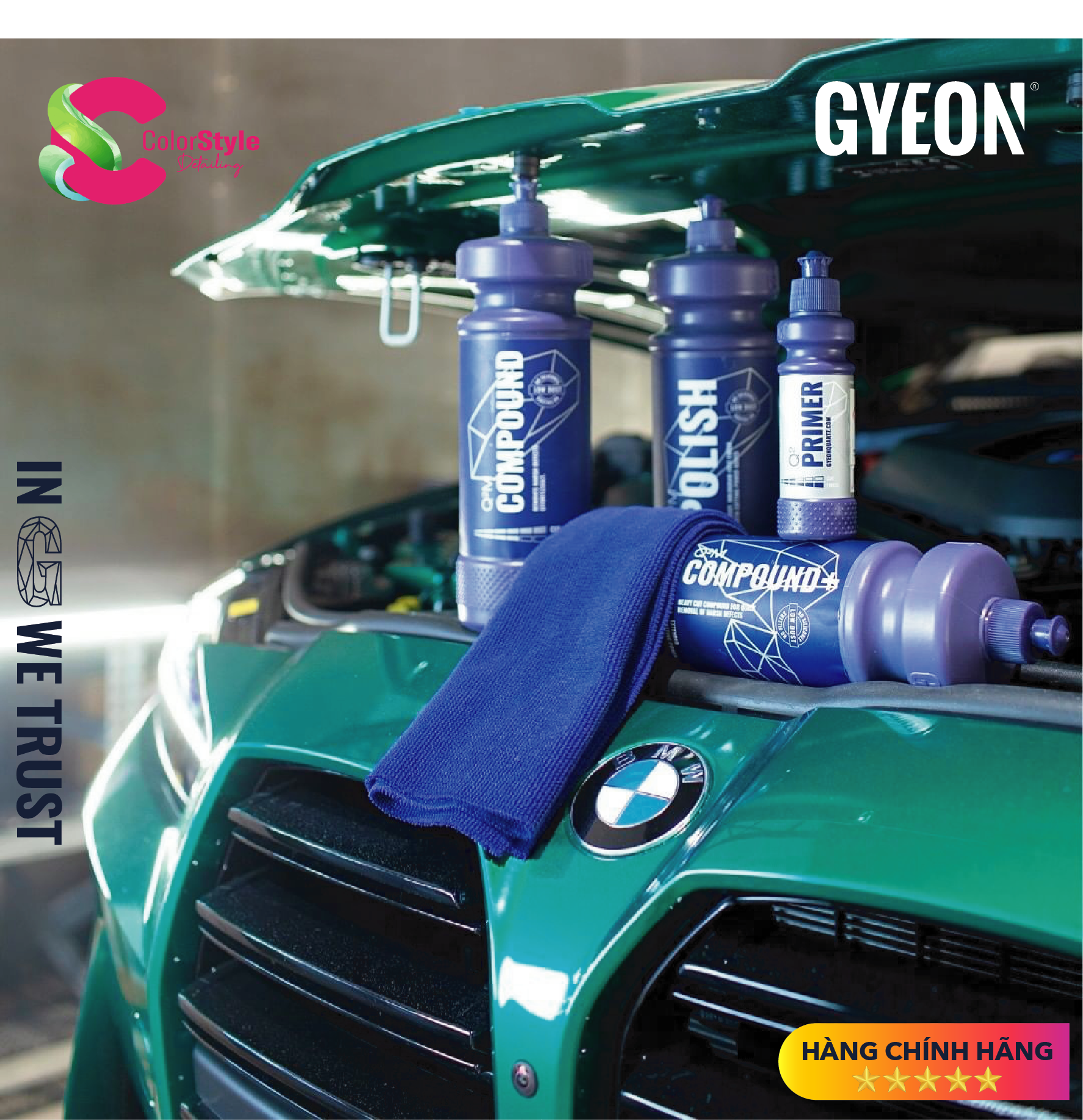 GYEON Q2M Compound Xi Đánh Bóng Xóa Xước Sơn – COLORSTYLE DETAILING