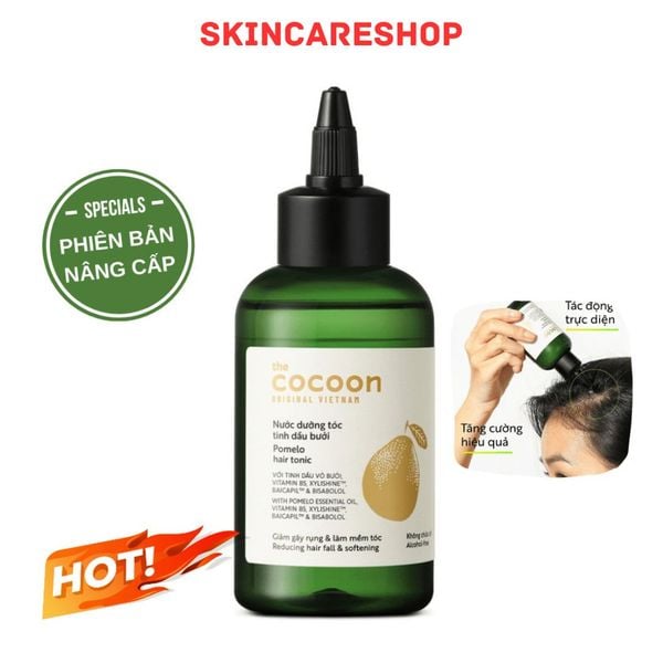 Nước Dưỡng Tóc Tinh Dầu Bưởi Cocoon Pomelo Hair Tonic 140mlNước Dưỡng ...