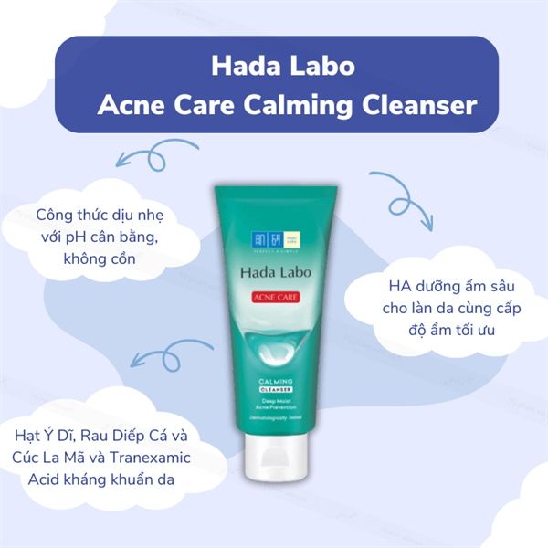 Kem Rửa Mặt Hada Labo Acne Care Calming Cleanser 80gKem Rửa Mặt Hada ...