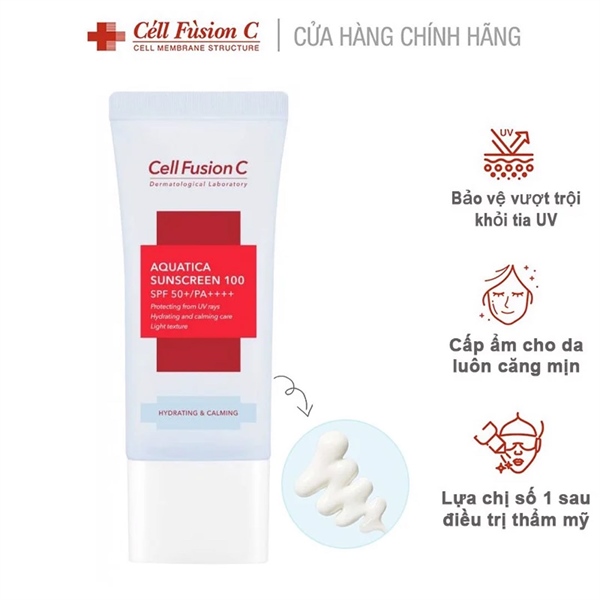 Kem Chống Nắng Cell Fusion C Aquatica Sunscreen 100 Spf 50+/PA ...