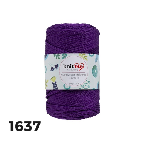 Sợi XL Polyester Makrome nhập khẩu từ Knitme,đan móc túi ví, đồ trang