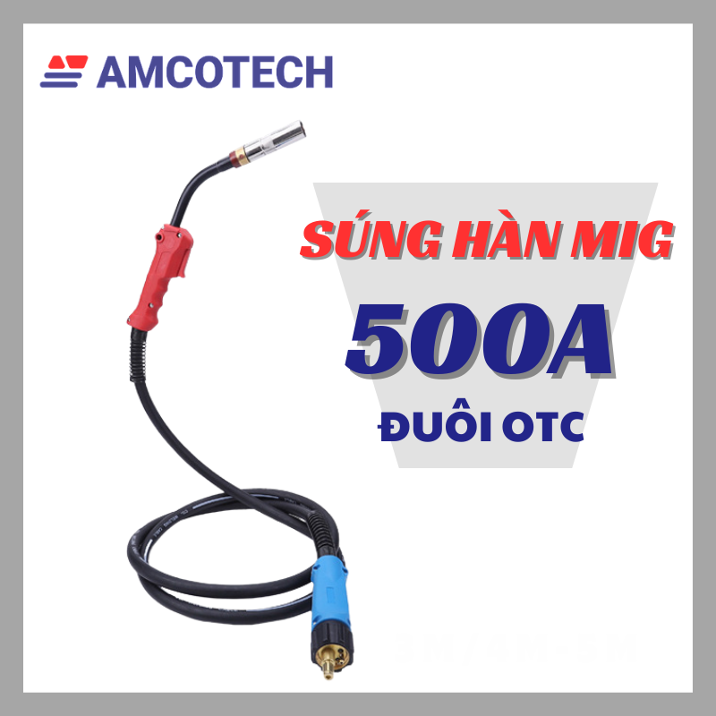 mỏ hàn tig Hàn Mig Đuôi OTC 500A