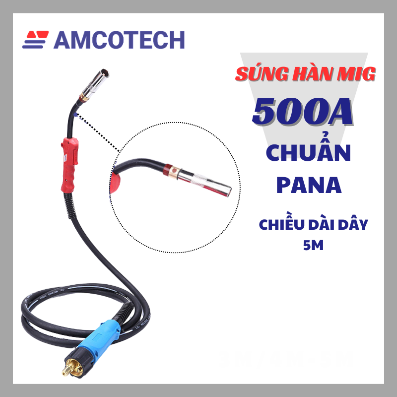 mỏ hàn tig Hàn Mig Đuôi OTC 500A