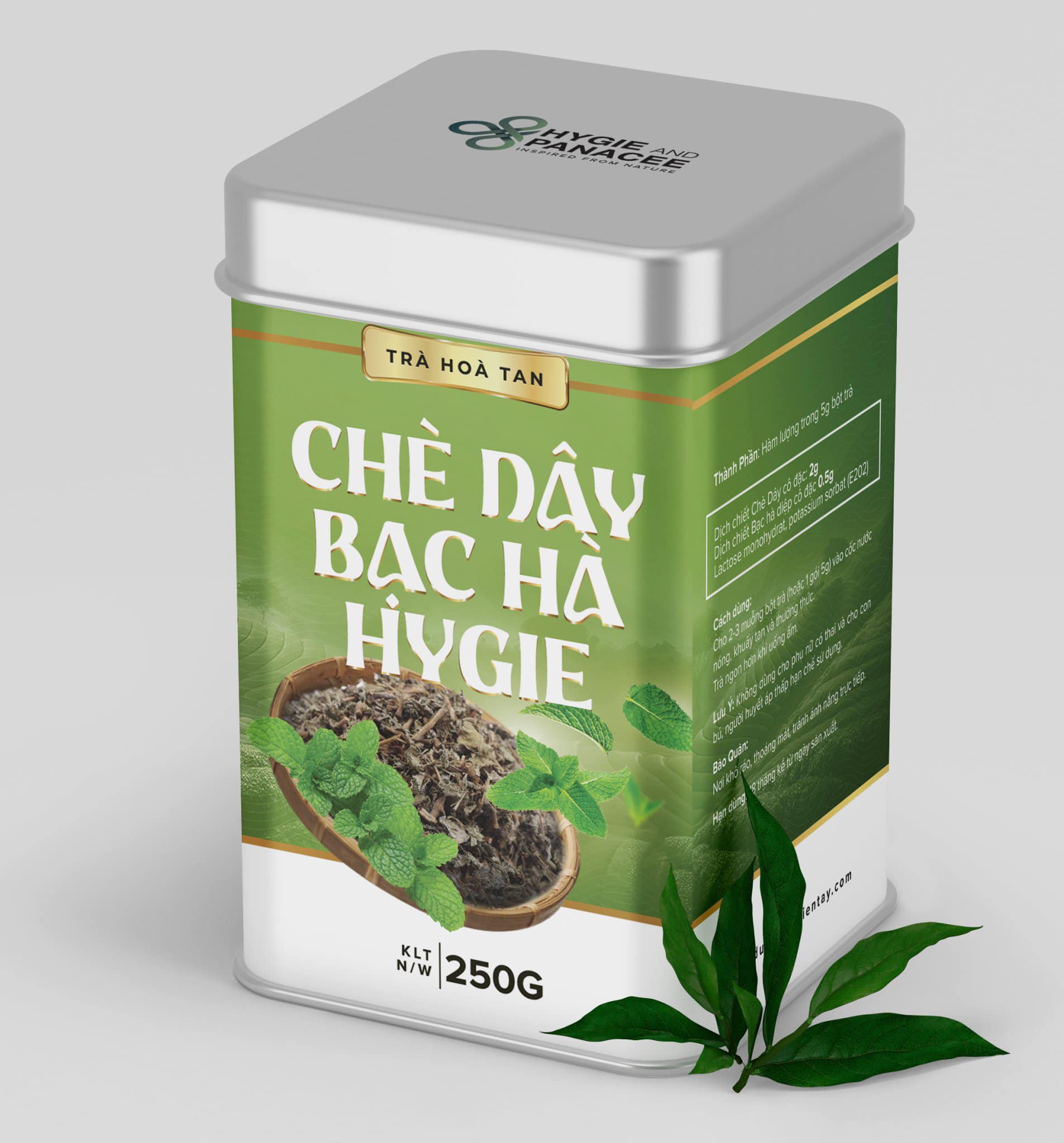 Trà hoà tan Chè Dây Bạc Hà Hygie