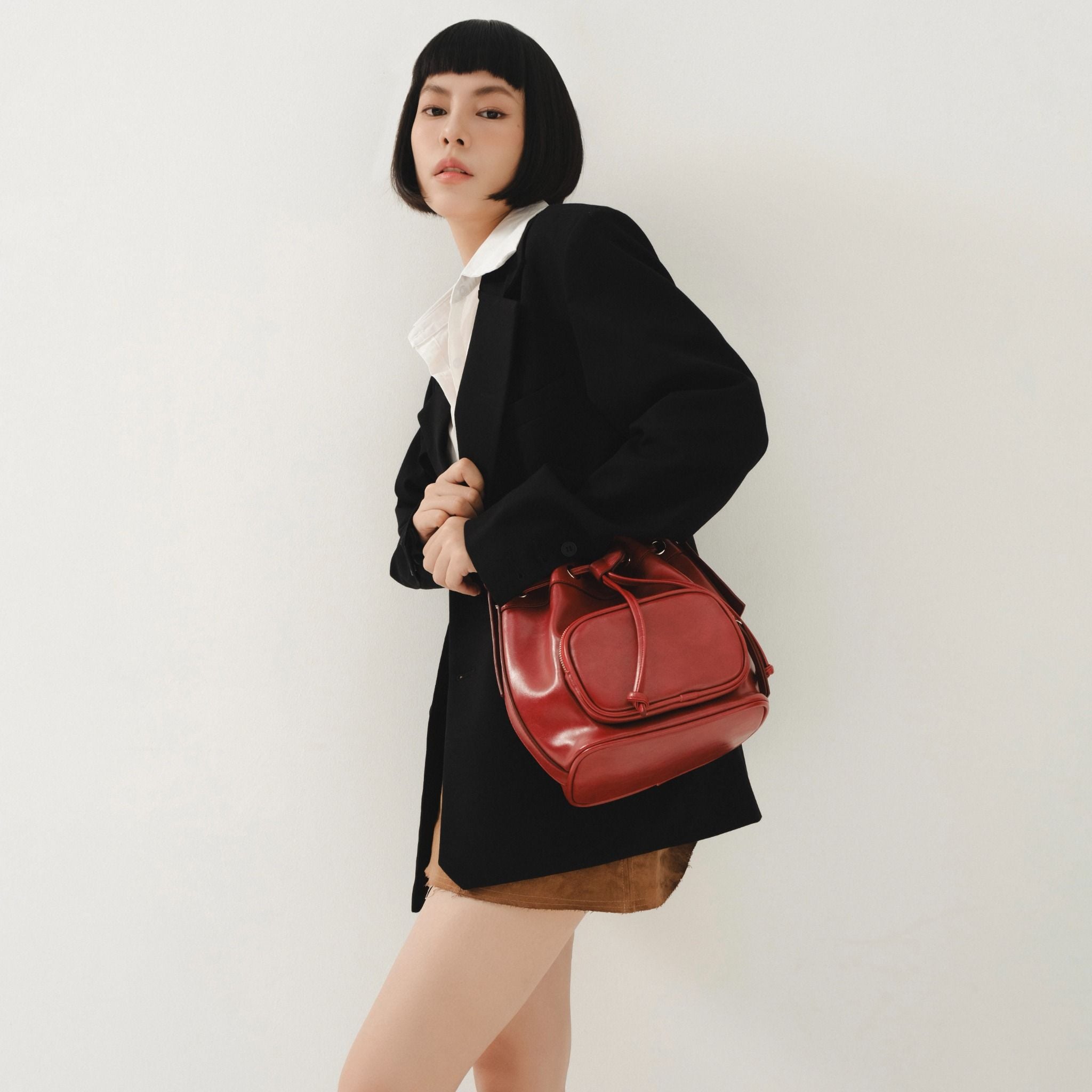 Tam's Bucket Bag Red – THER GAB