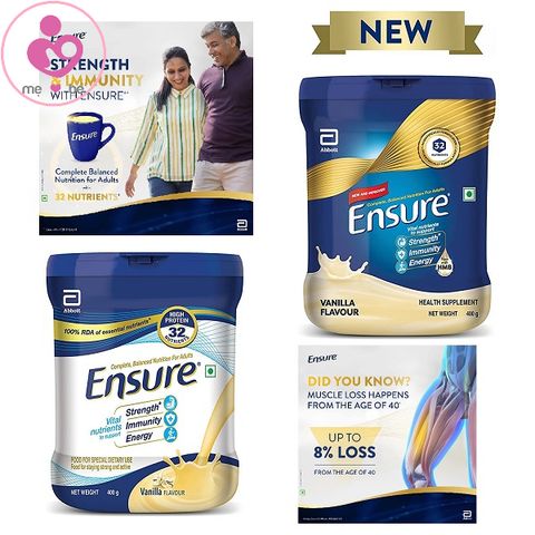 Sữa Ensure Complete, Balanced Nutrition For Adults nội địa Mỹ hộp 400g ...