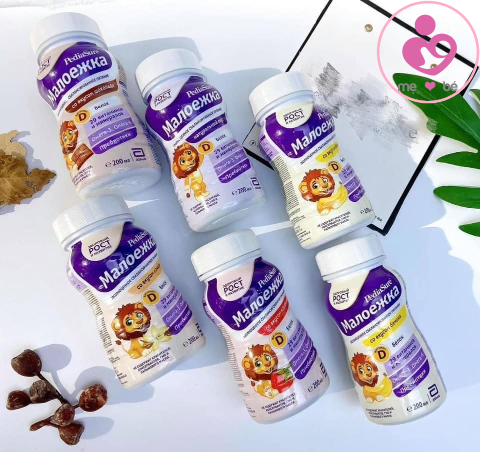 Sữa nước Pediasure của Nga thùng 30 chai 200ml/chai – Mẹ & Bé Plaza