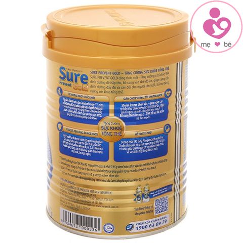 Sữa Sure Prevent Gold của Vinamilk cho người từ 50 tuổi hộp 400g – Mẹ ...