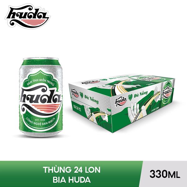 BIA HUDA LON 24 - 330ML – Nhà phân phối Sen Việt