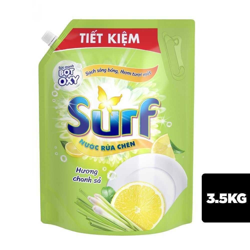 SURF Nước rửa chén hương chanh sảSURF Nước rửa chén hương chanh sả ...