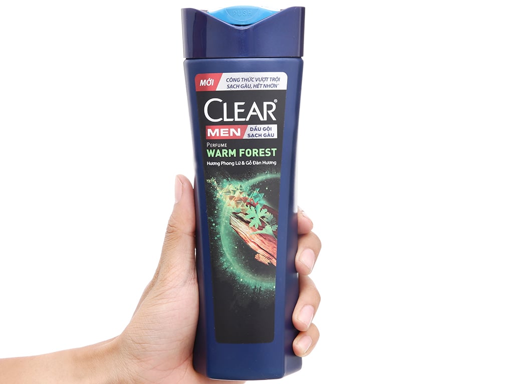 CLEAR MEN Dầu gội Sạch Gàu Hương Nước Hoa Gỗ & Phong LữCLEAR MEN Dầu ...