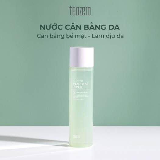 Nước hoa hồng toner diếp cá làm sạch nhờn, ngăn ngừa mụn Tenzero Clear ...