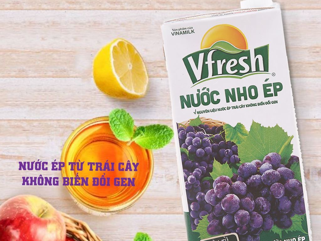 Nước nho ép Vfresh 1LNước nho ép Vfresh 1L – Tổng kho Takara
