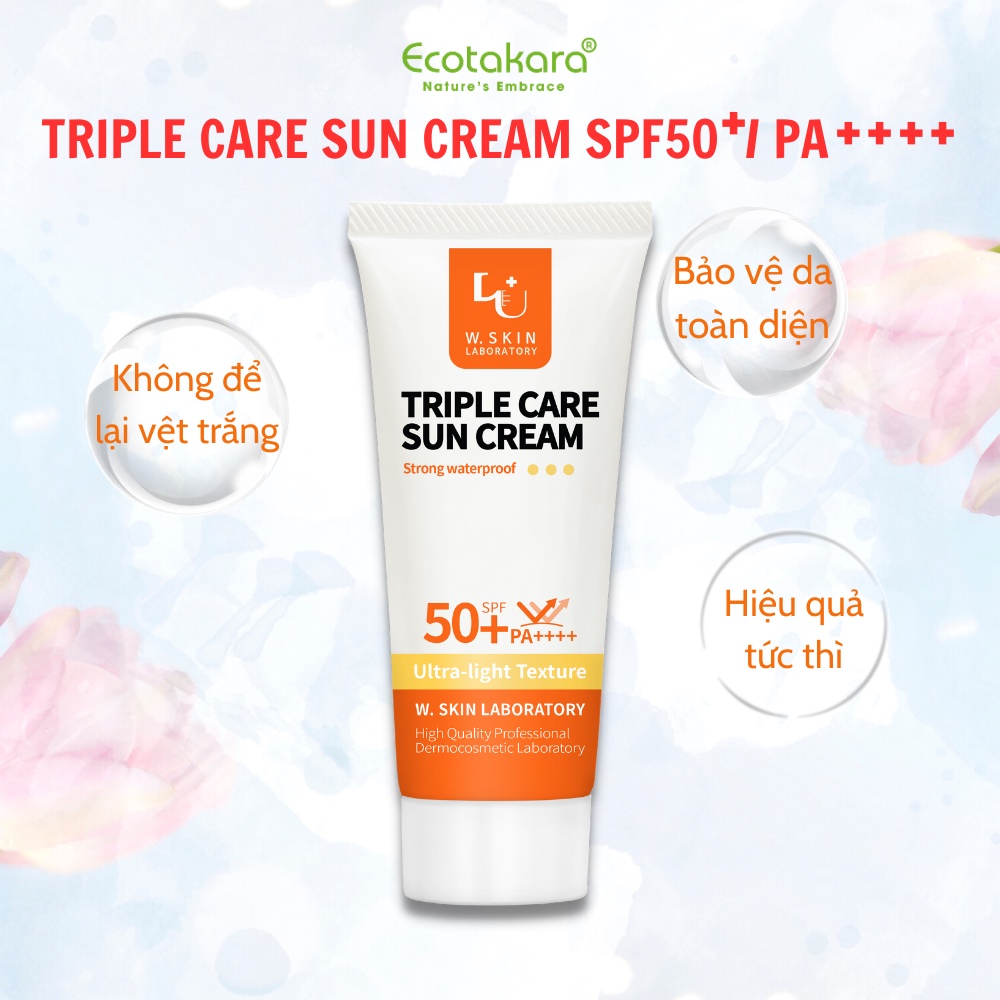Kem chống nắng mạnh mẽ dưỡng ẩm sâu - TRIPLE CARE SUN CREAM (60ml)Kem ...