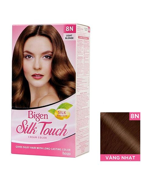Kem nhuộm tóc Bigen Silk Touch 8N Vàng nhạtKem nhuộm tóc Bigen Silk Touch 8N Vàng nhạt – Tổng ...