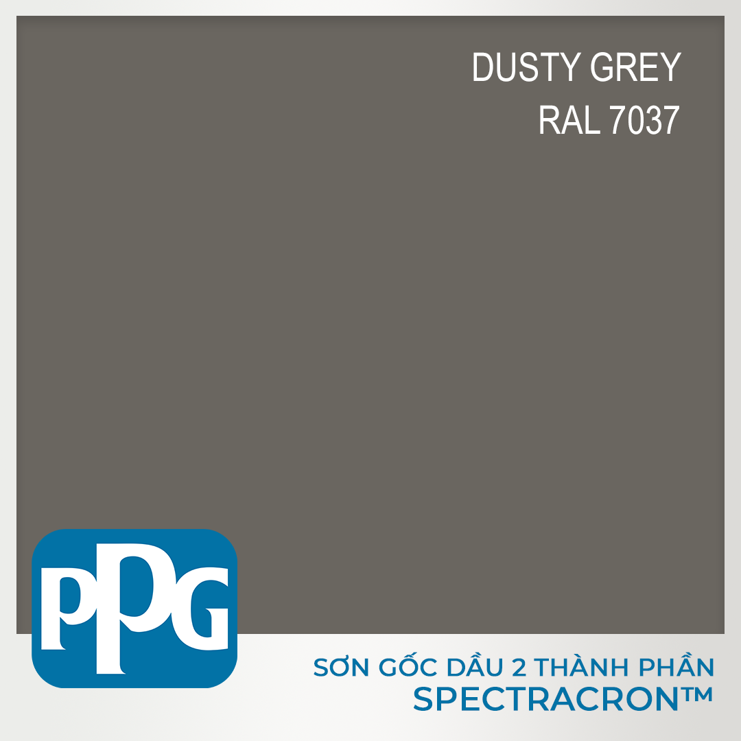 RAL 7037 Sơn PU 2 thành phần PPG Dusty Grey bóng Vừa VNDF12-7037 – PPG ...