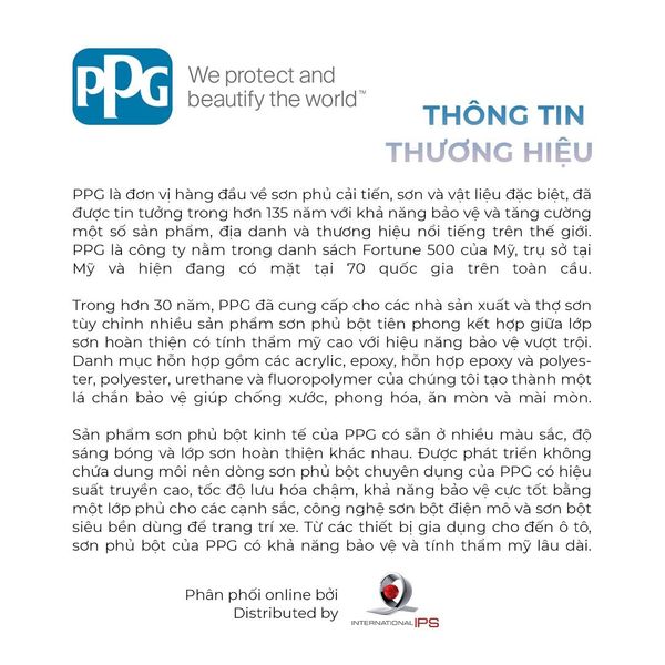 Sơn gốc dầu 2 thành phần PPG SPECTRACRON™ – PPG Online