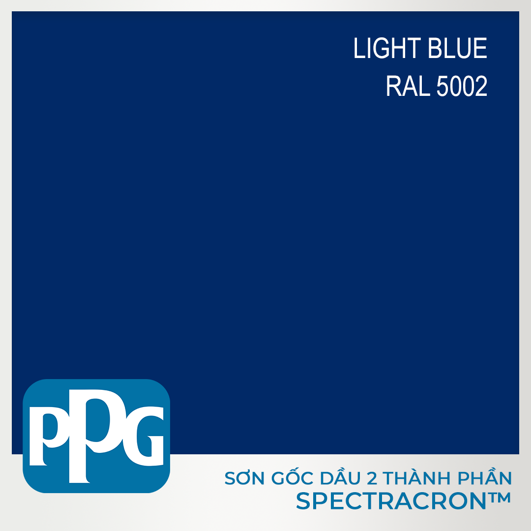 RAL5002 Sơn PU 2 thành phần PPG Ultramarine Blue bóng Vừa VNDF11-5002 ...
