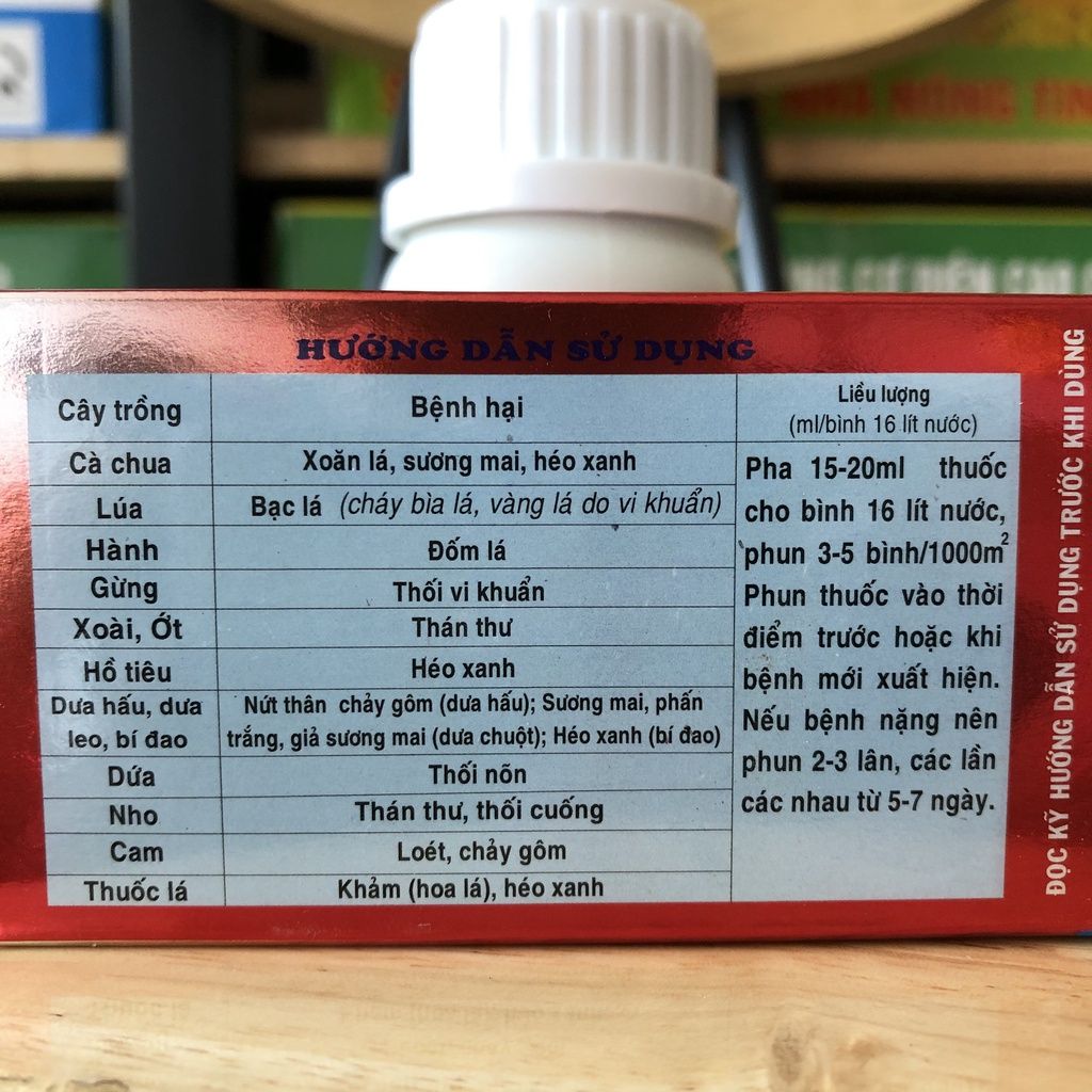 Đặc hiệu trừ bệnh thối nhũn héo xanh, thối trái, thối do vi khuẩn trên ...