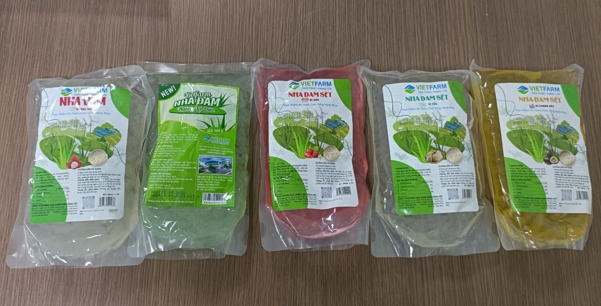 Thạch Nha Đam VIETFARM bộ 6 hương vị 3Kg Cánh Đồng Việt