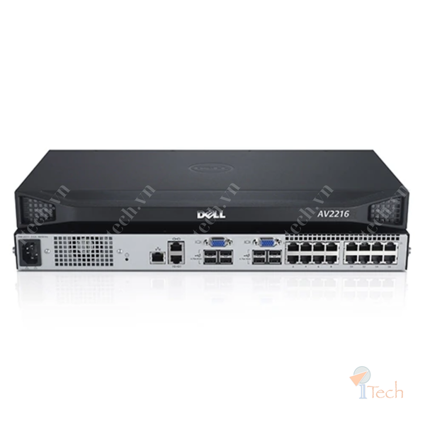 Dell DAV2216-G01 16-port analog, upgradeable to digital KVM switch – ISCALE